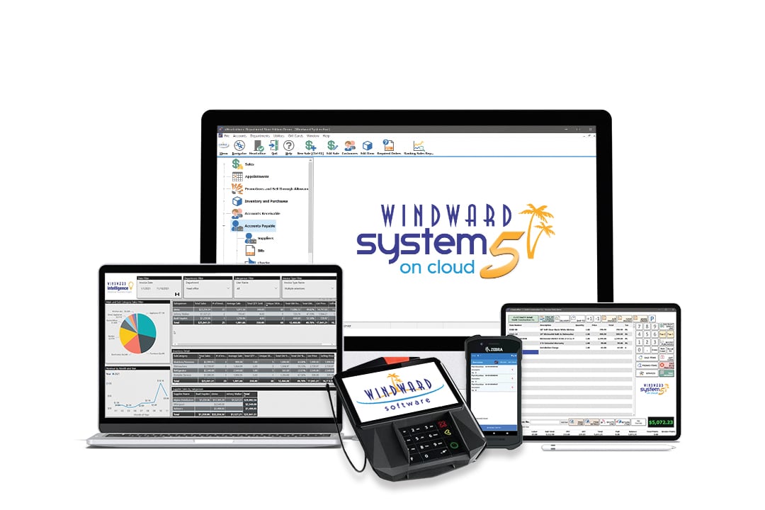 Windward Business Management Software Platform Overview - POS, inventory control, accounting, CRM
